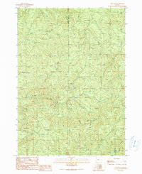 Hi-Res Interactive Map of Ivers Peak, Coos County, OR in 1990 | Pastmaps